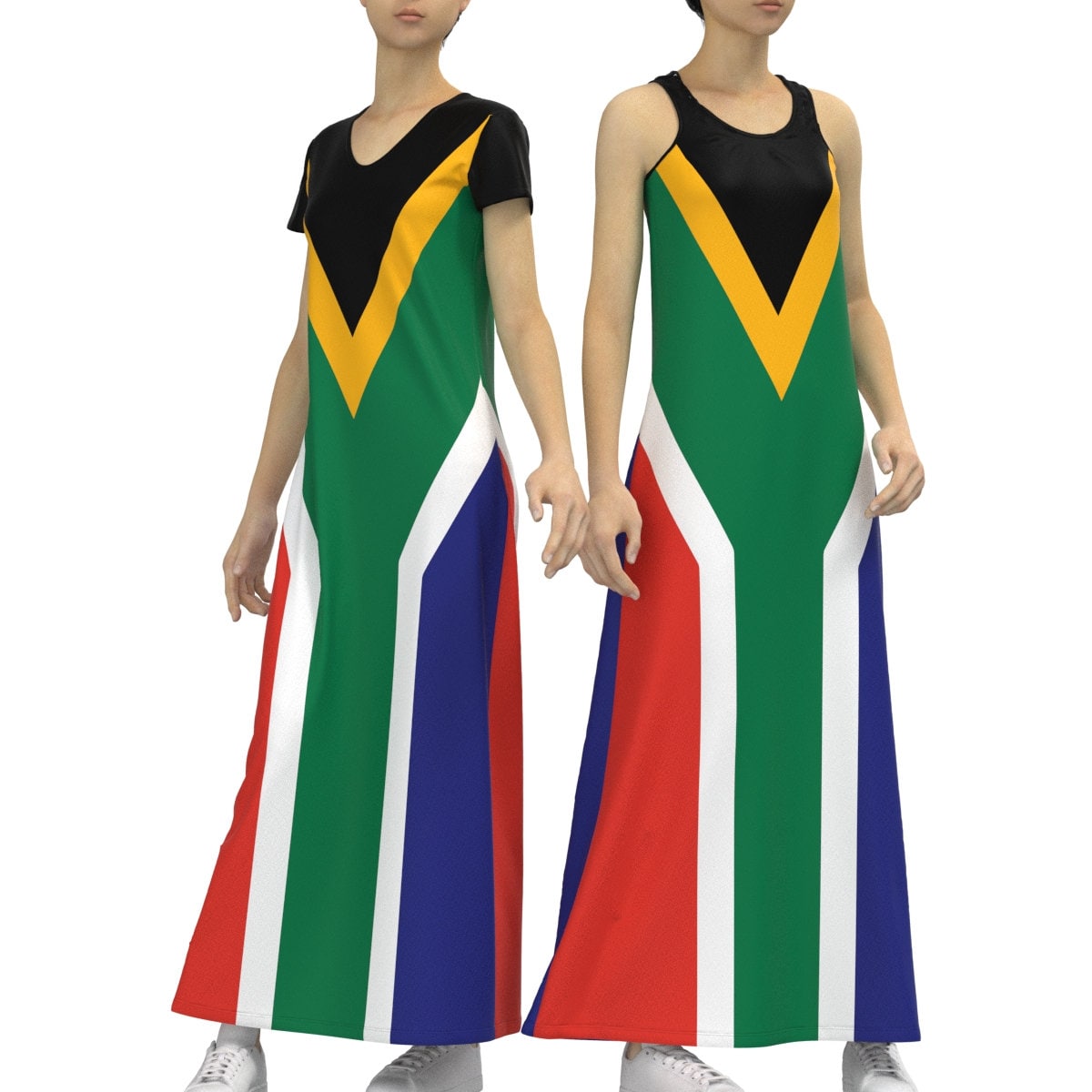 South Africa Flag Inspired African National Country Symbol - Etsy