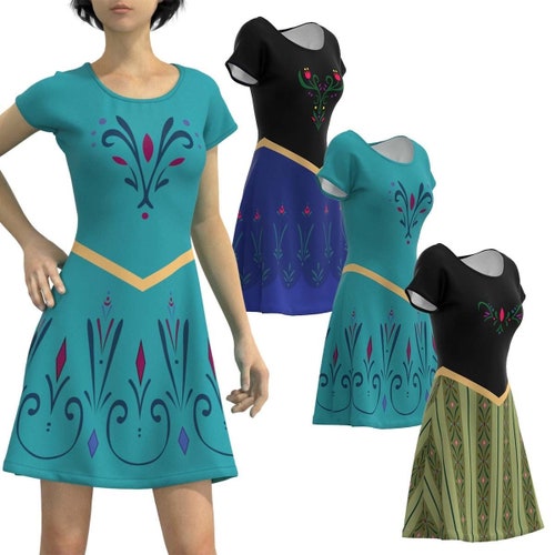 Anna Disneybound Skater Dress - Etsy