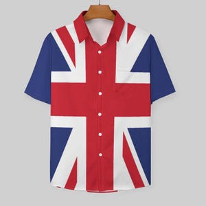Union Jack United Kingdom Great Britain British England Flag Inspired ...