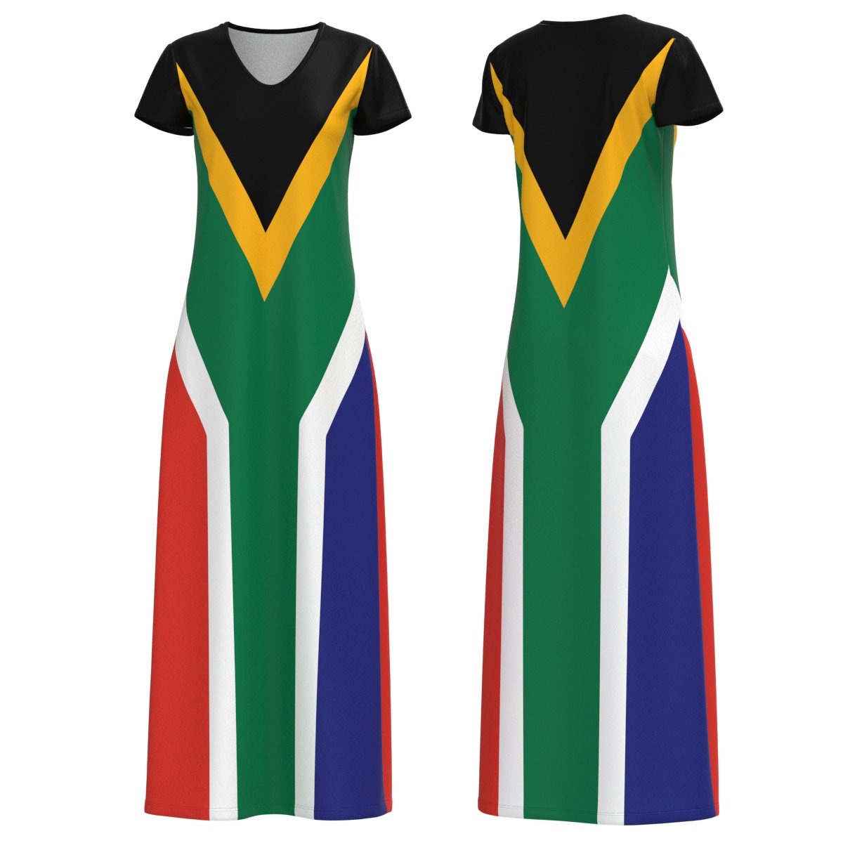 South Africa Flag Inspired African National Country Symbol - Etsy