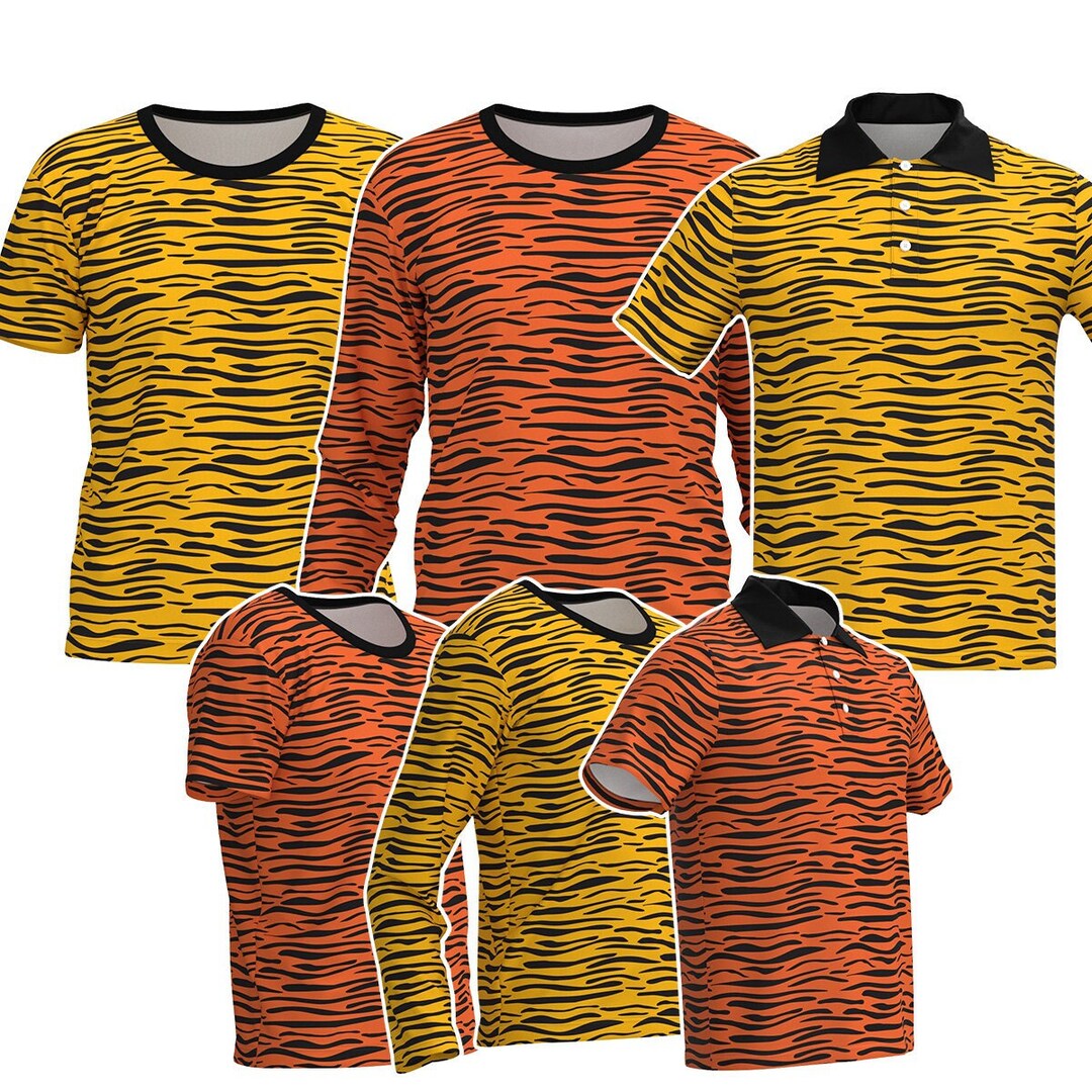 Tiger Stripes Camo Camouflage Animal Print Skin Texture Costume Cosplay ...