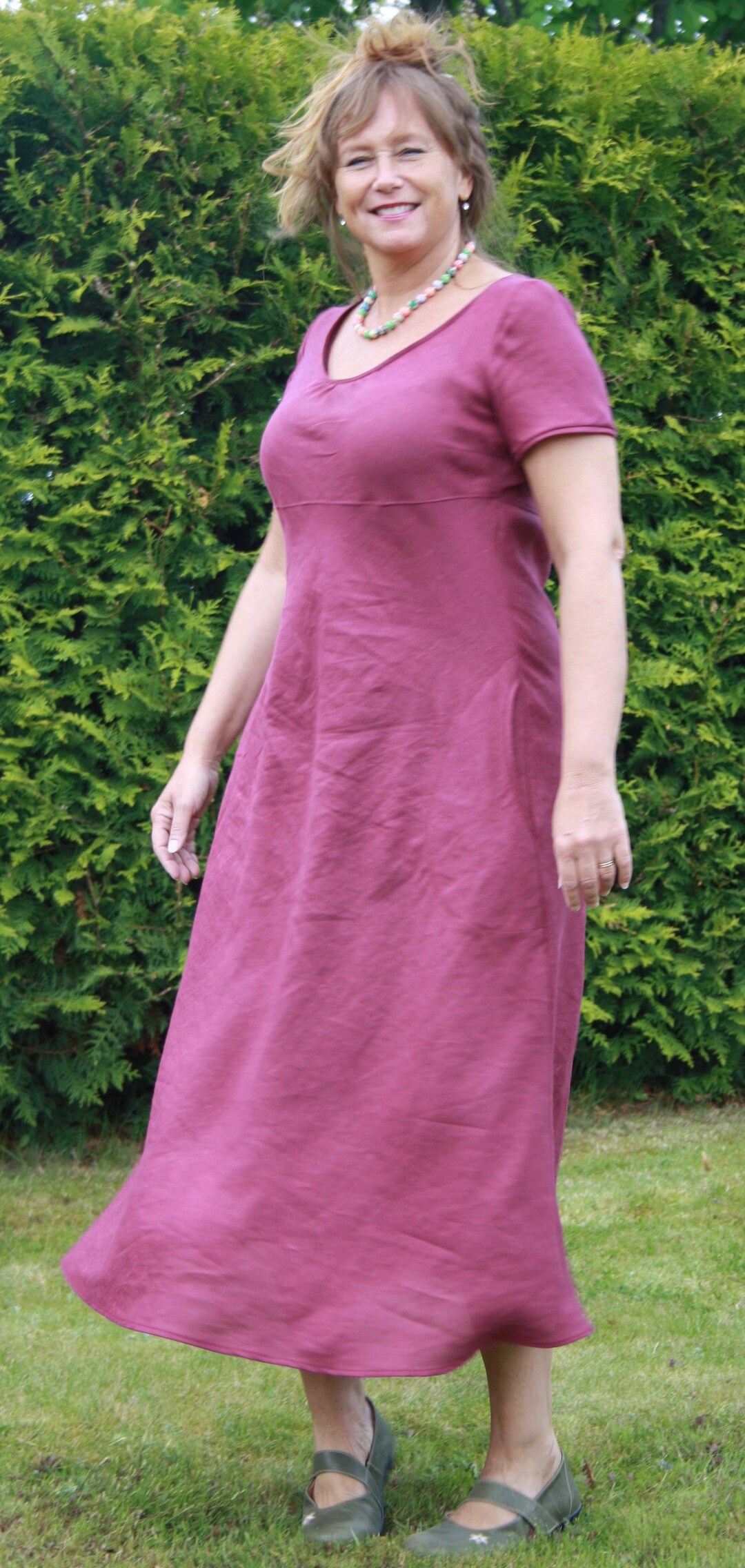 Tunika/klänning Lina Paper Pattern Ladieswear Pappersmönster Damkläder ...