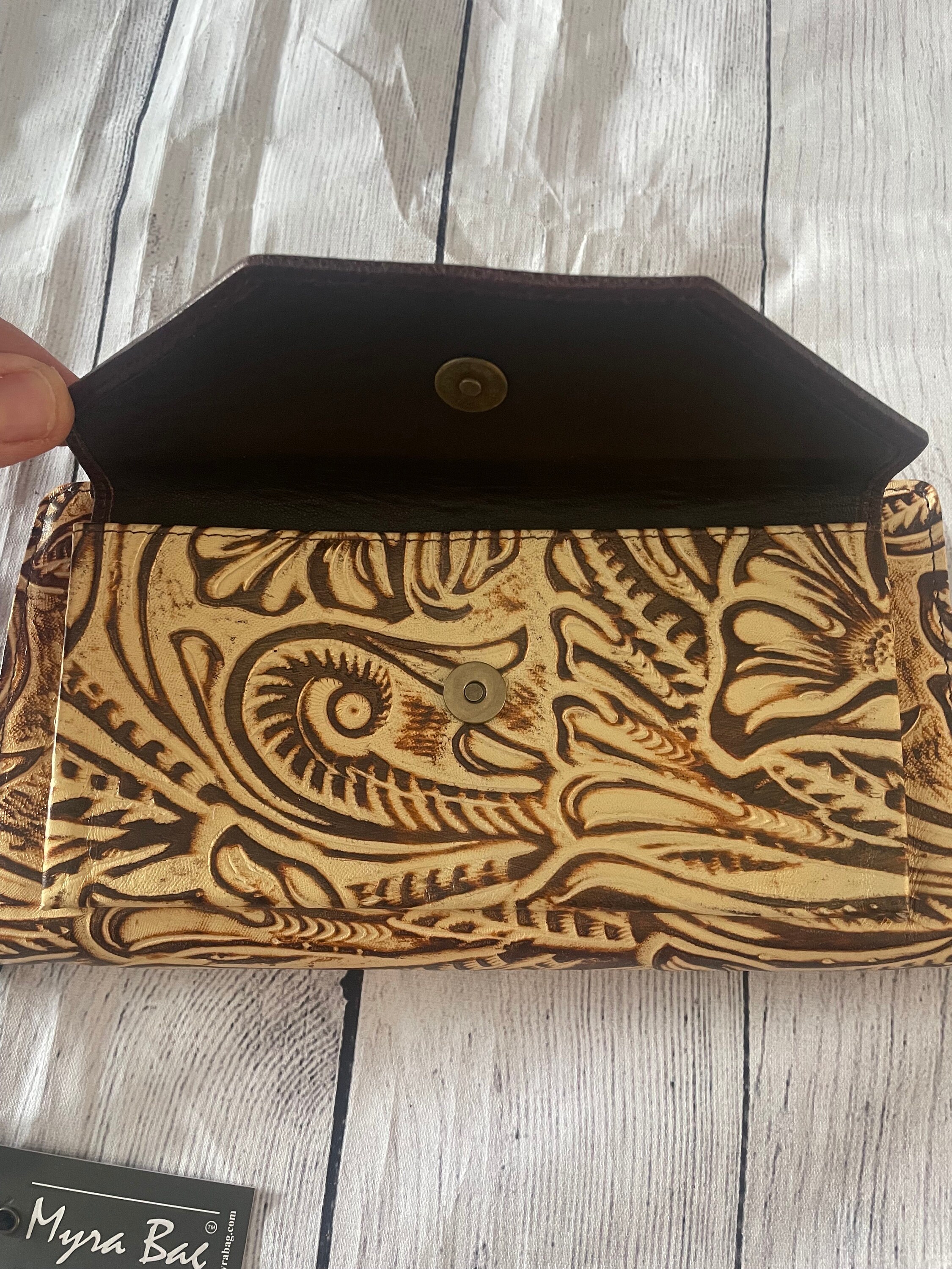 Myra Full Size Womens Wallet. Leather Full-size Wallet. Myra Leather ...