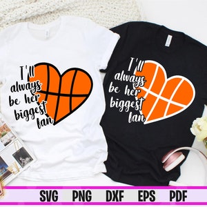 Cheer MOM Svg I'll Always Be Her Biggest Fan Basketball - Etsy