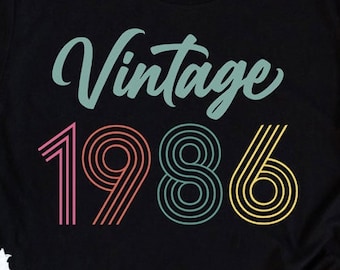 Classic 1986 Svg - Etsy