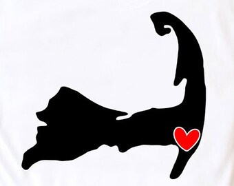 Cape Cod Outline,cut File, Silhouette,cricut, Jpeg, Svg,dfx, Eps, Png ...