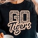 Go Tigers Leopard SVG, Go Tigers Football Svg, Run Tigers Svg, Cheer ...