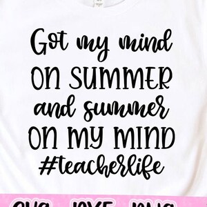 Funny Summer Teacher SVG Cut File Teacher Life Shirt Svg - Etsy