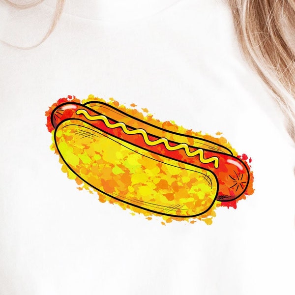 Hot Dog Print - Etsy