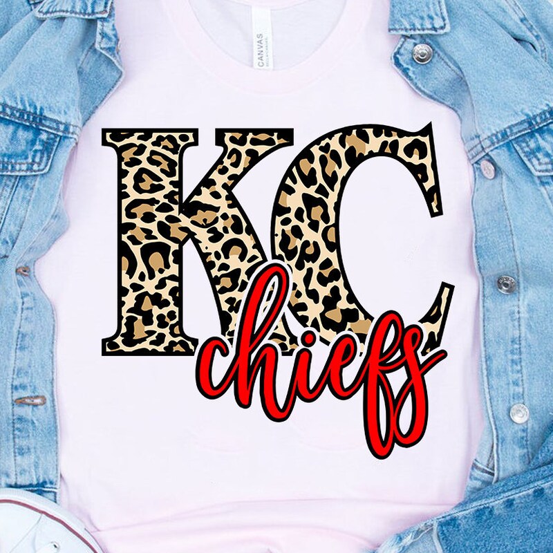 Kc Chiefs Leopard Png - Etsy