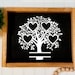 Tree Four Hearts SVG, Family Tree Monogram Svg, Family Svg, Tree Svg ...