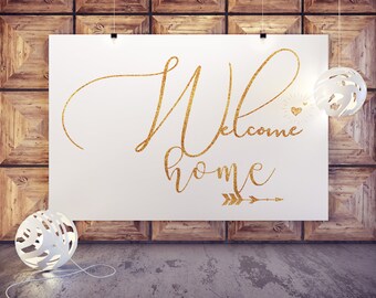 Welcome home print | Etsy
