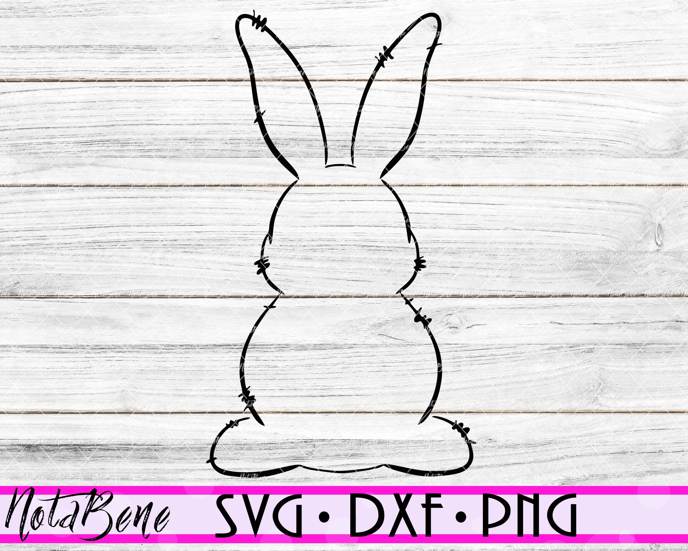 Easter SVG Easter Bunny Frame SVG Bunny Svg Cut File Rabbit | Etsy