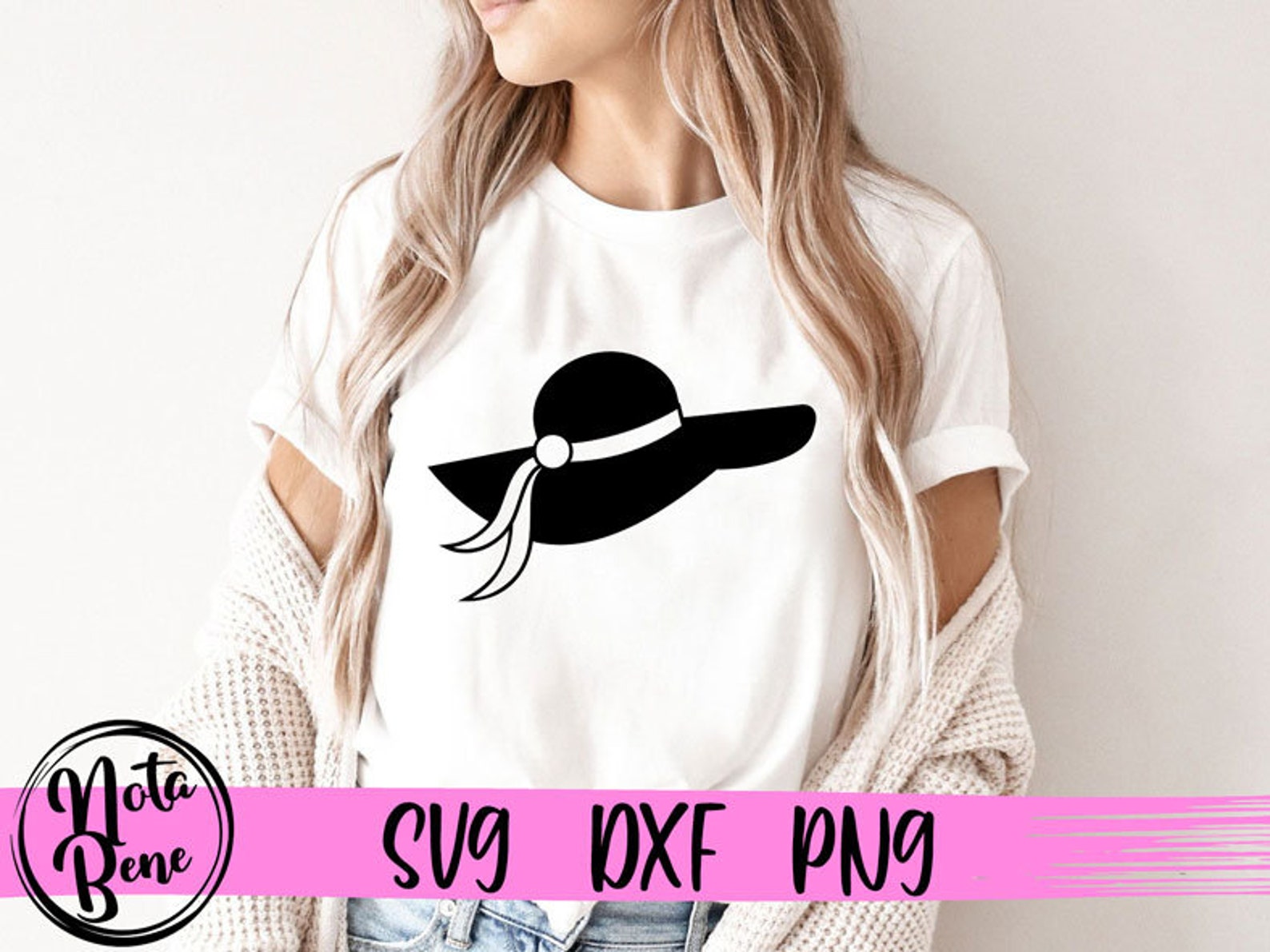 Floppy Sun Hat SVG Pamela Hat Svg Beach Summer Hat Svg - Etsy