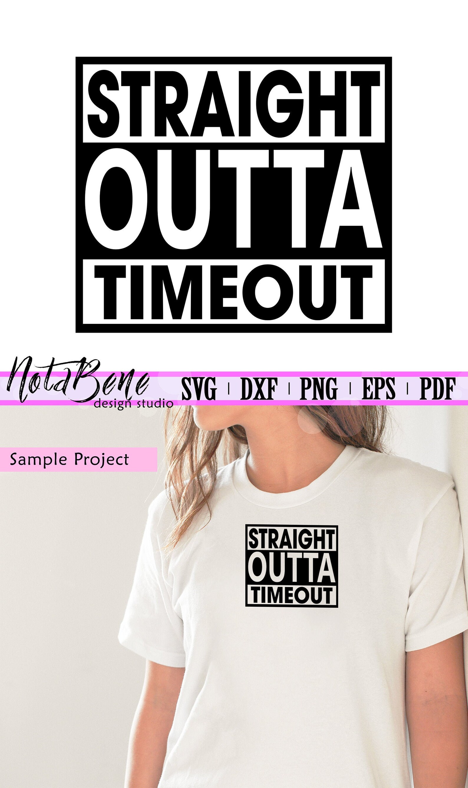 Straight Outta of Timeout SVG Straight Out of Timeout Svg - Etsy