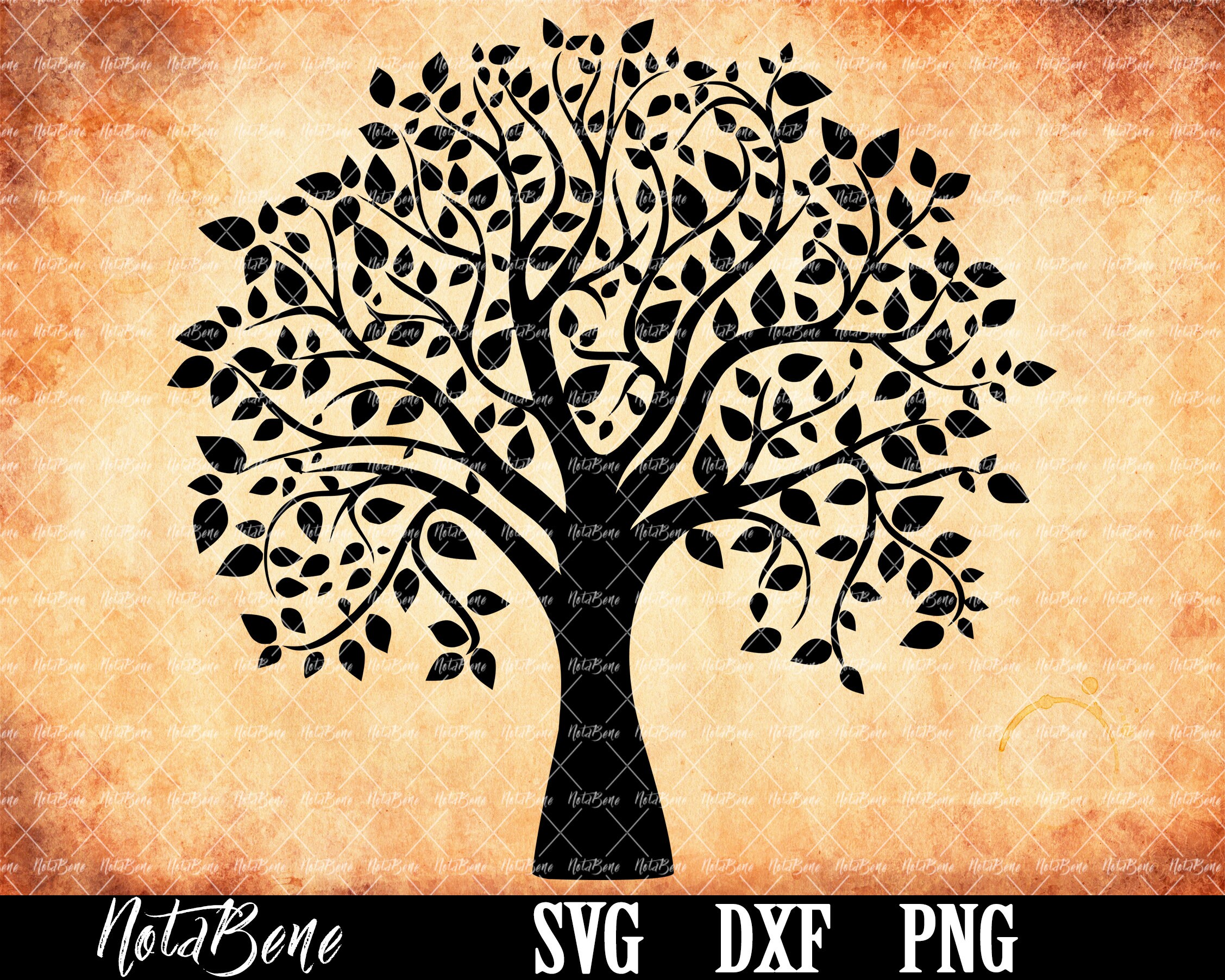 Árbol SVG árbol genealógico svg familia svg árbol - Etsy México