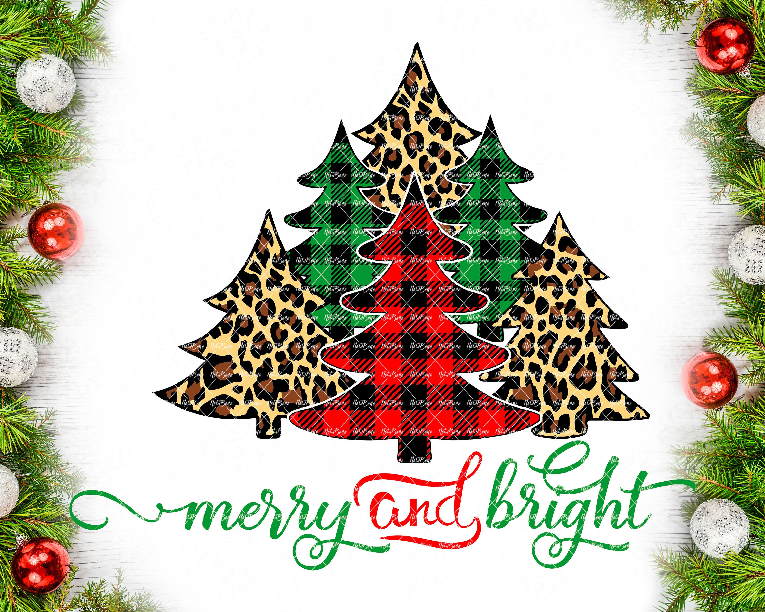 Christmas Buffalo Plaid Svg Leopard Print Svg Shirt Iron-on | Etsy