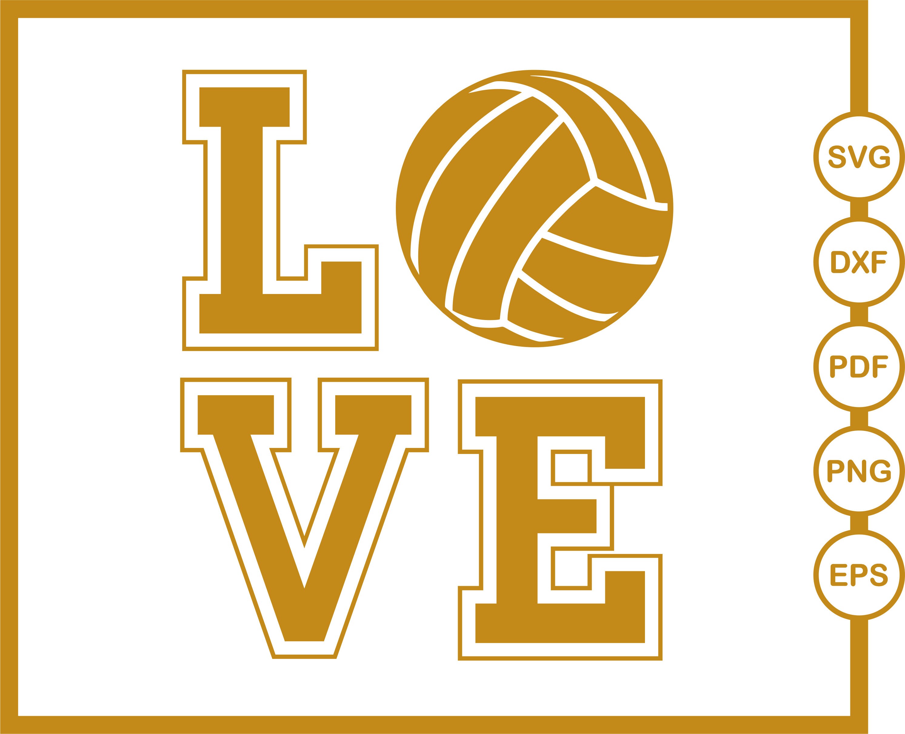 Volleyball LOVE SVG Mom Squad cut file Cheer Mom Shirt | Etsy