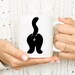 Cat Butt SVG Clipart Bundle, Funny Cat Butts Silhouette SVG, Kittens ...