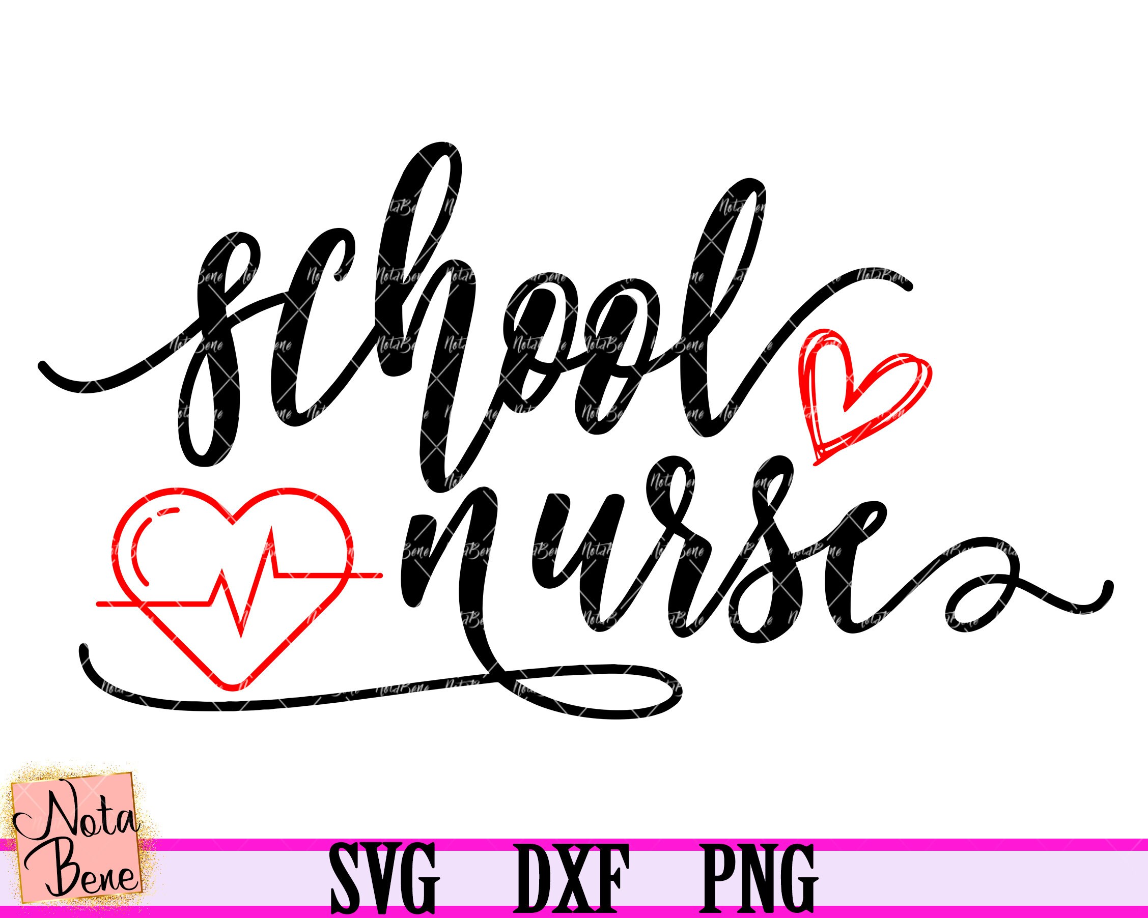 Enfermera escolar SVG Enfermera Svg Enfermería Vida svg - Etsy México