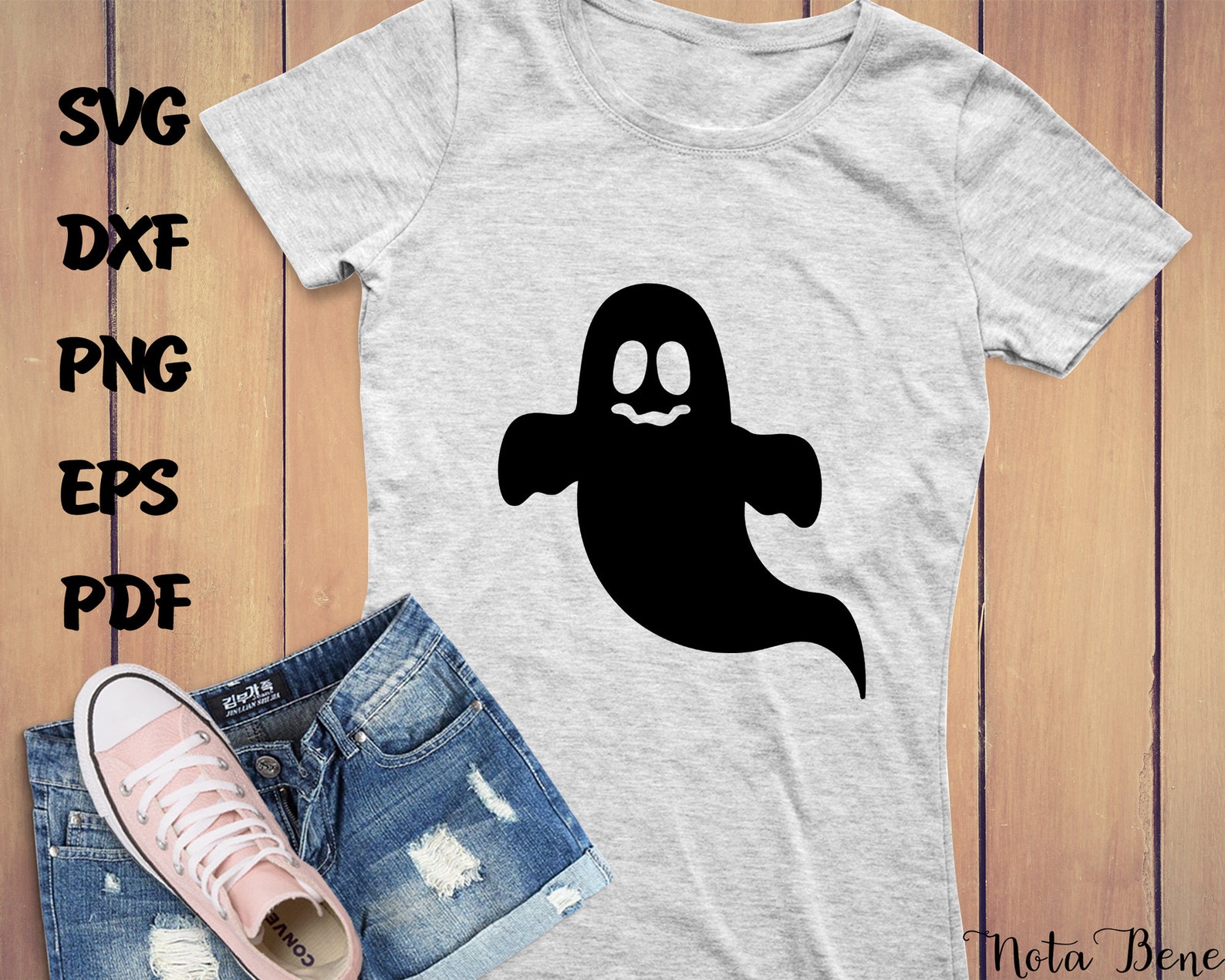 Halloween Cute Ghost SVG Bootiful Ghost SVG Fabulous Ghost | Etsy
