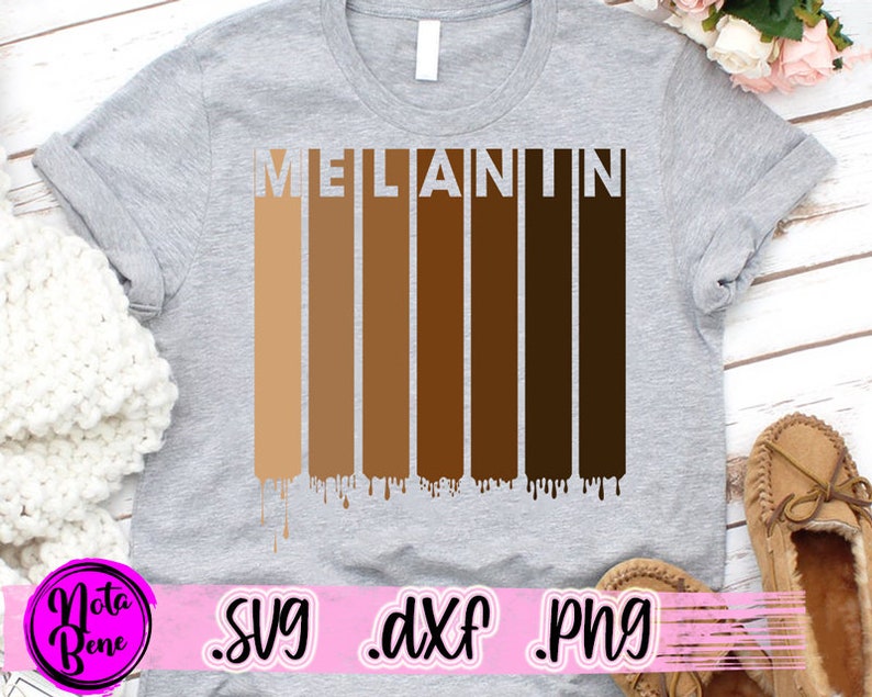 Melanin SVG Melanin Paint Drip Svg Color Shades Svg Love - Etsy