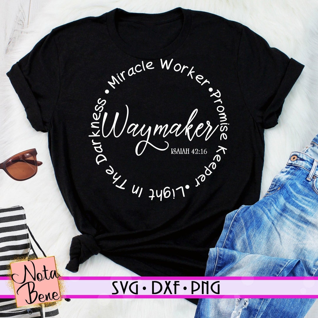 Waymaker Svg Miracle Worker SVG Promise Keeper Svg Faith SVG - Etsy