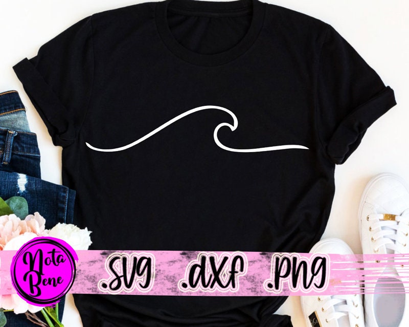 Wave SVG Cut File Ocean Wave Svg Beach Decal Svg Nature Svg - Etsy