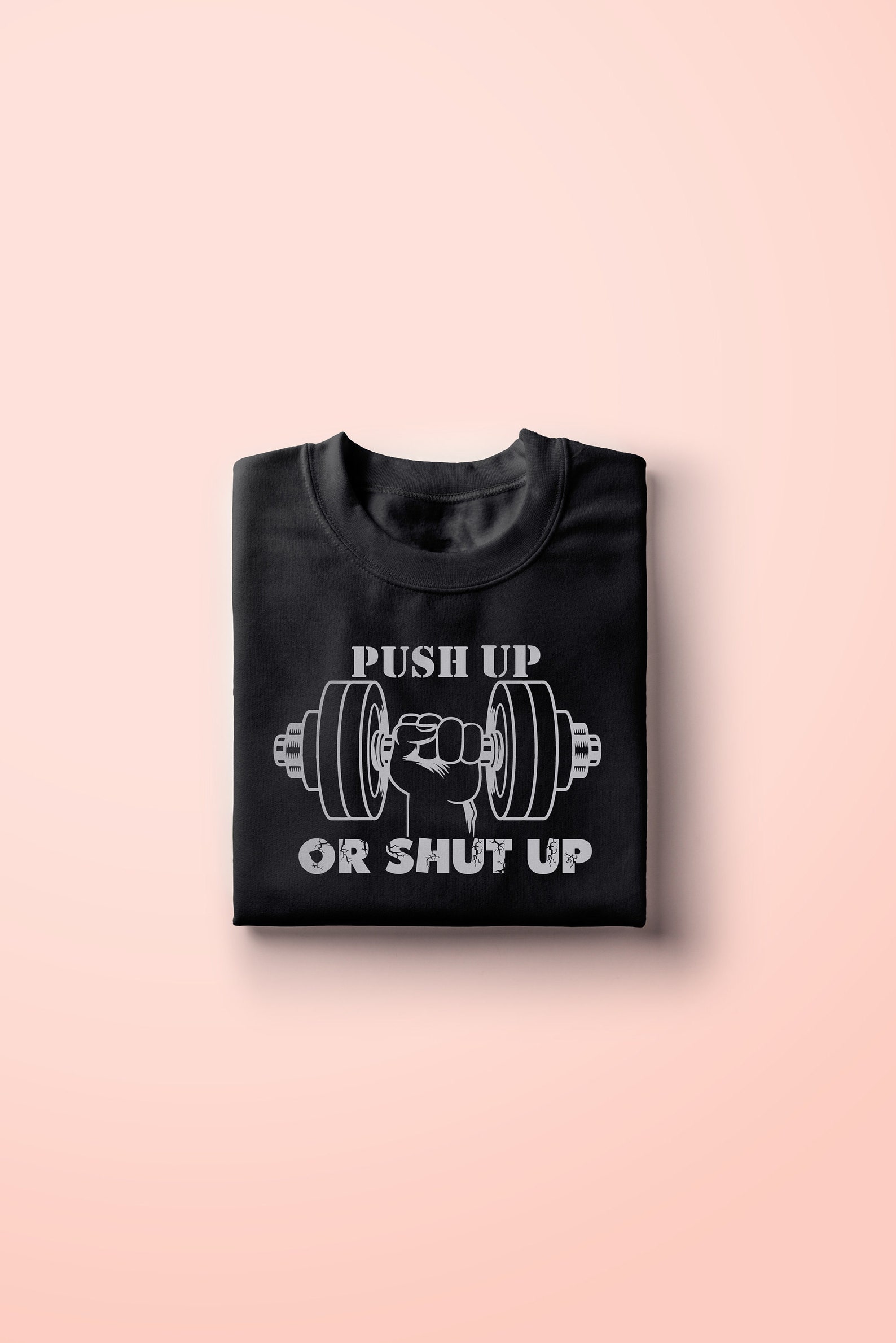 Push up or Shut up SVG Gym Workout Barbell SVG Cricut - Etsy