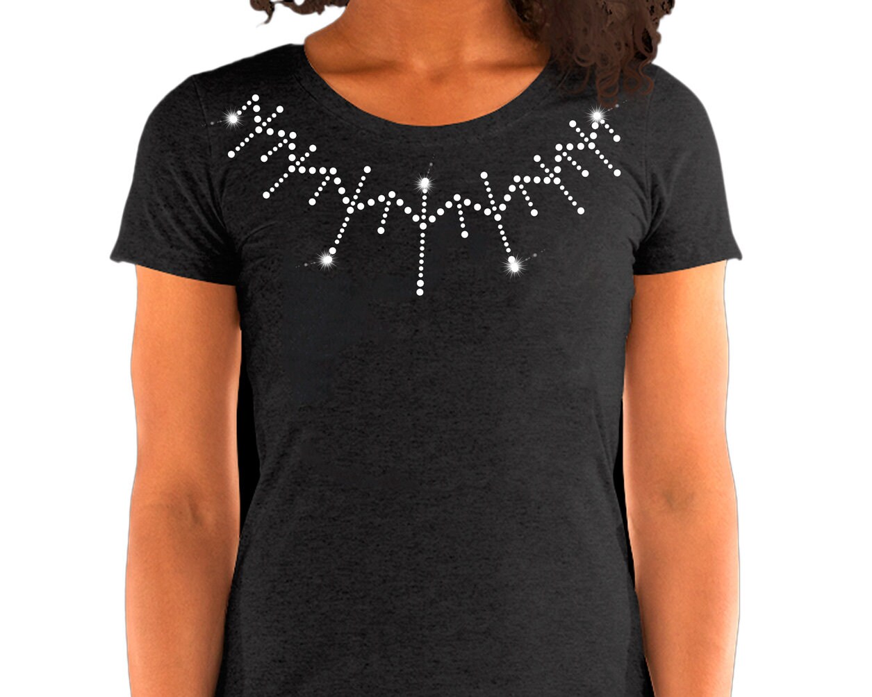 Collar Rhinestone Template SVG Neckline Pattern Bling Svg - Etsy