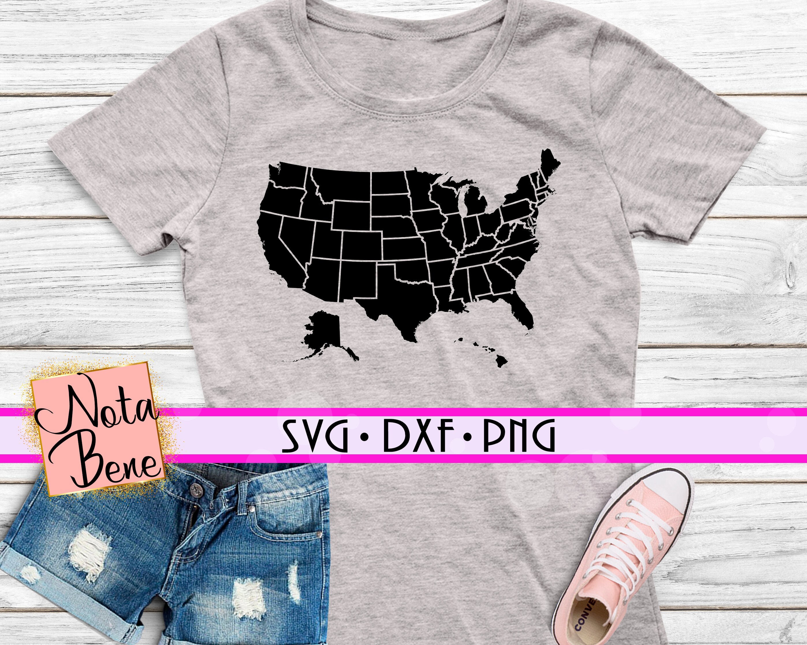 USA Map SVG American States SVG Cut File Map Svg United States - Etsy