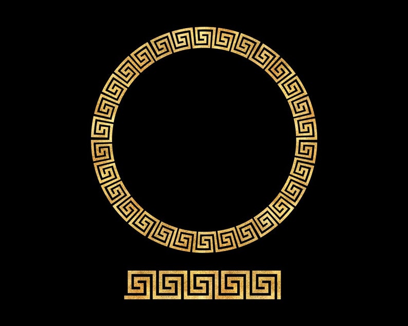 Circle Greek Key Frame SVG Greek Wave Pattern Svg Seamless - Etsy Circle Greek Key Frame SVG Greek Wave Pattern Svg Seamless - Etsy