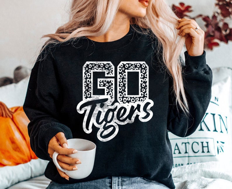 Go Tigers Leopard SVG Go Tigers Football Svg Run Tigers Svg - Etsy