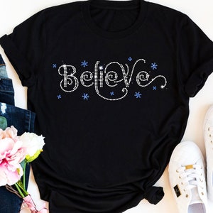 Believe SVG, Rhinestone Template Svg, Christmas Rhinestone Pattern SVG ...