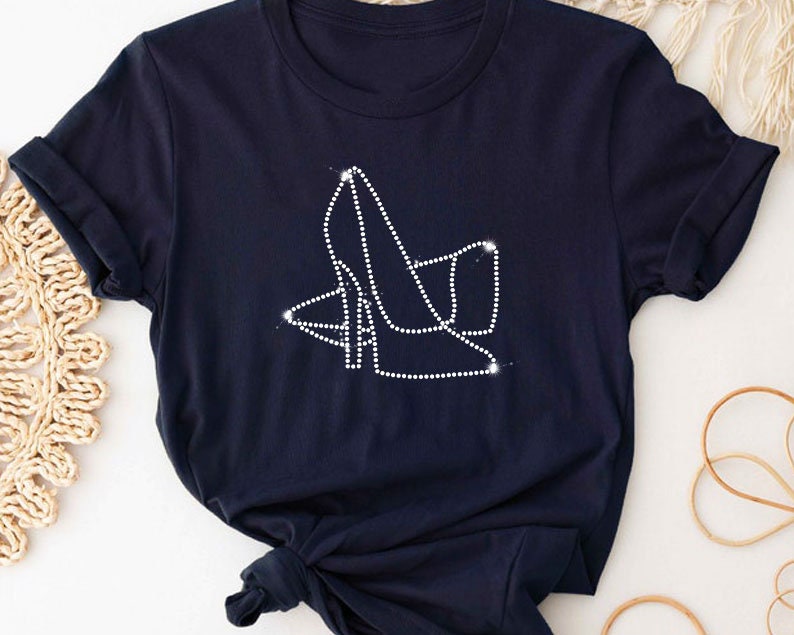 High Heels Outline SVG Rhinestone Template Svg Stiletto - Etsy