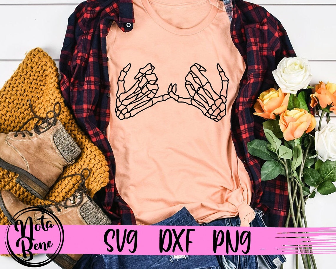 Pinky Promise SVG Skeleton Hands Svg Pinky Swear Svg Best - Etsy