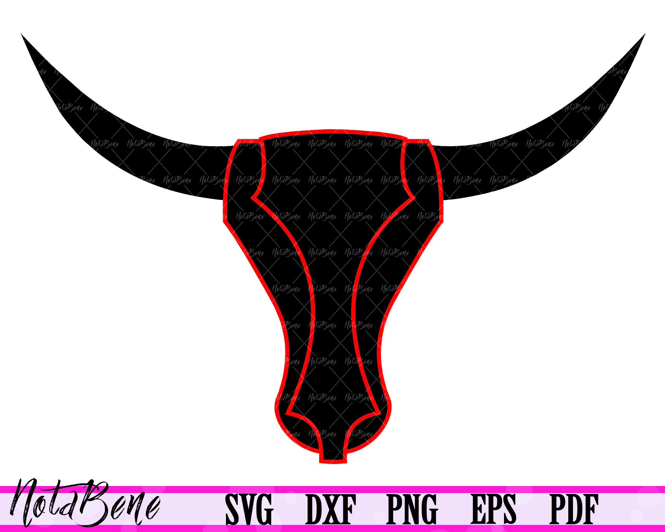 Bull SVG Cow svg Bull Logo svg Boho svg Bull Head svg Cow | Etsy