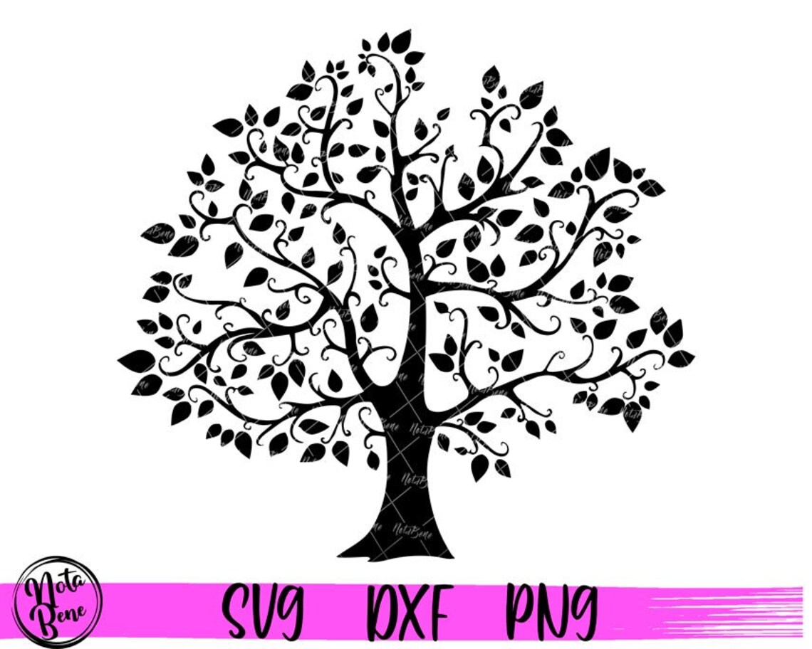Tree SVG Family Tree Svg Family Svg Tree Monogram Family - Etsy