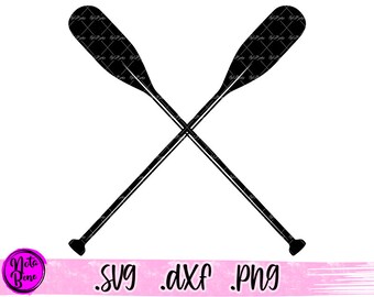 Crossed Oars Cut File SVG - Etsy