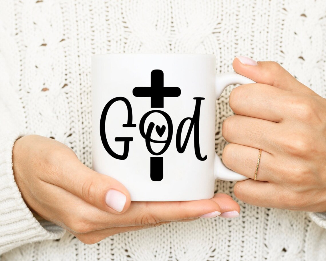 God Cross SVG Cut File Heart God Cross Svg God Svg Jesus Svg | Etsy