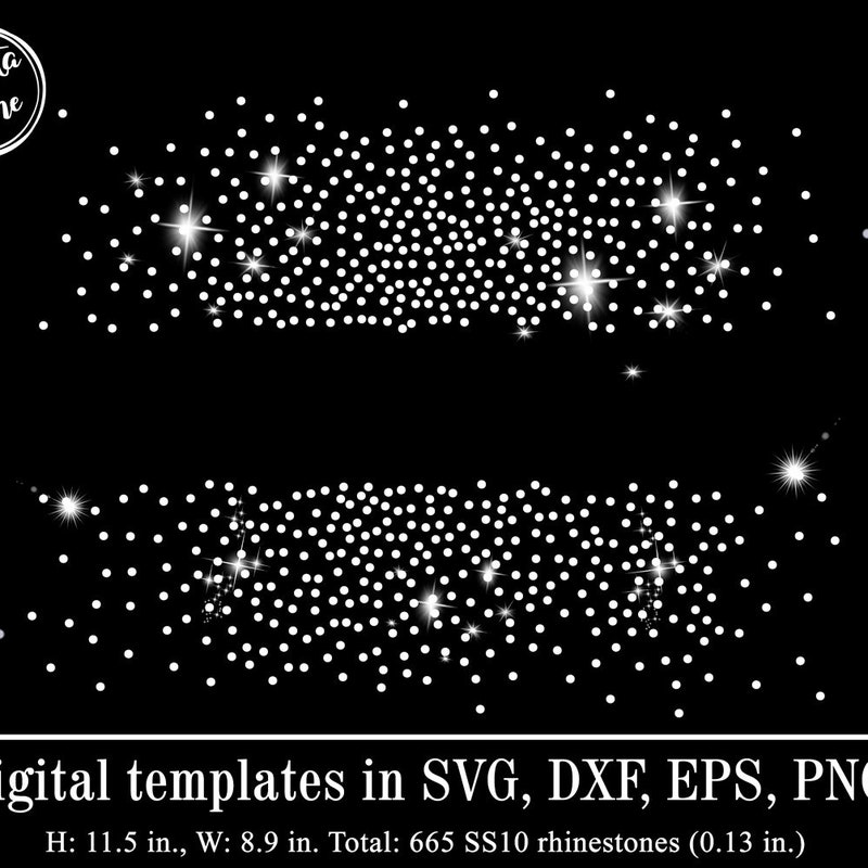 Ombre Rhinestone Pattern - Etsy