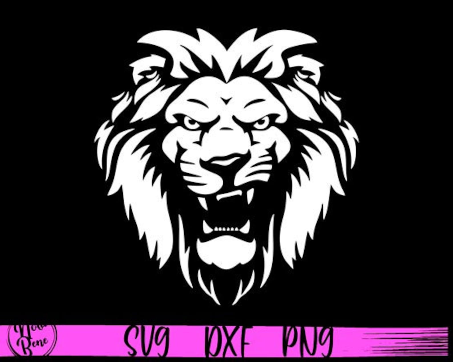 Royal Lion SVG King Lion PNG Lion's Head Svg Wild - Etsy