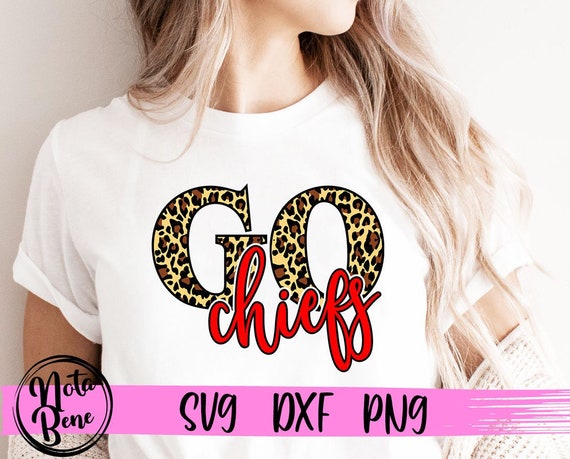LAYERED Leopard Chiefs SVG Go Chiefs Svg Leopard Print Svg - Etsy