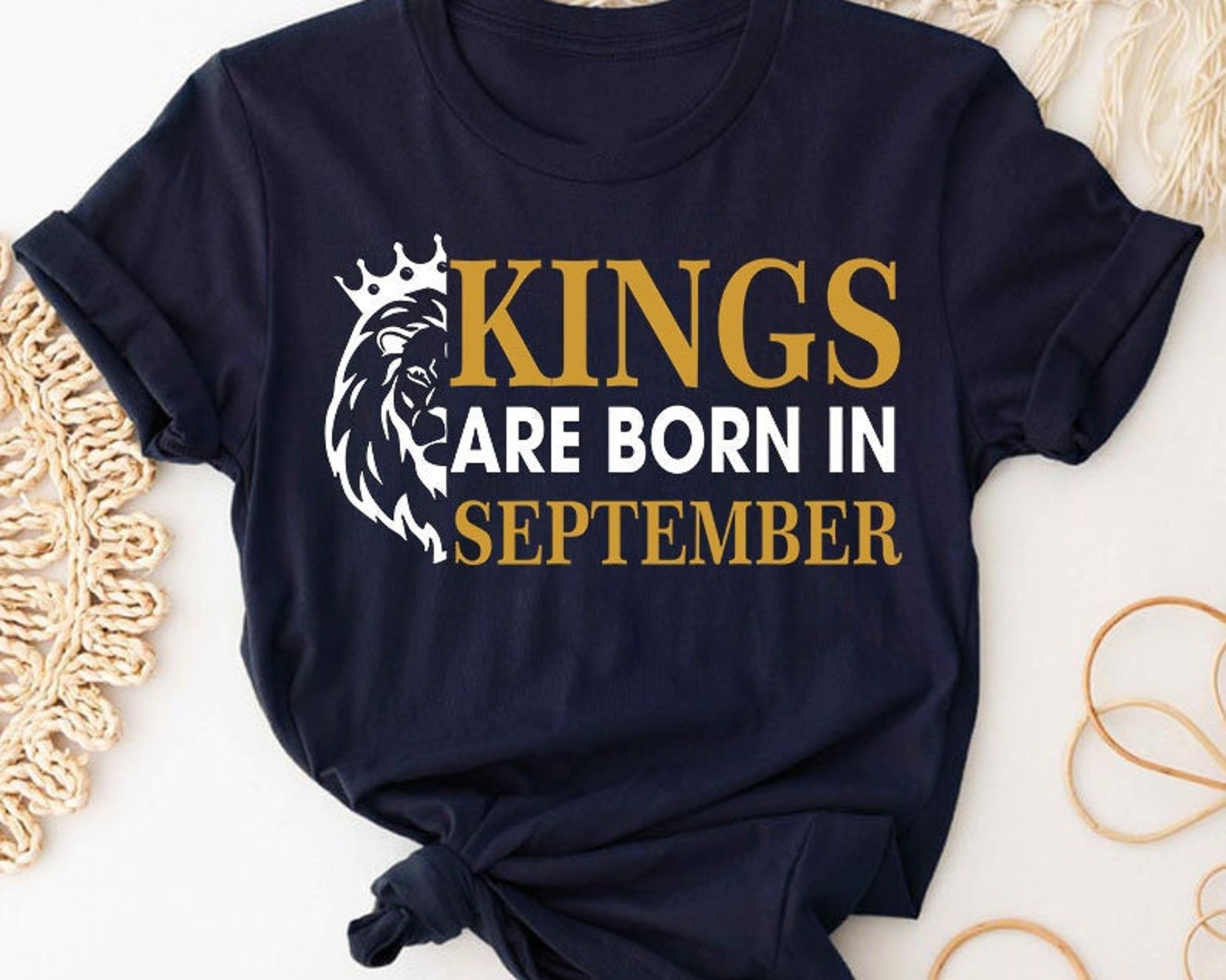 Kings Are Born in September SVG September King SVG PNG - Etsy