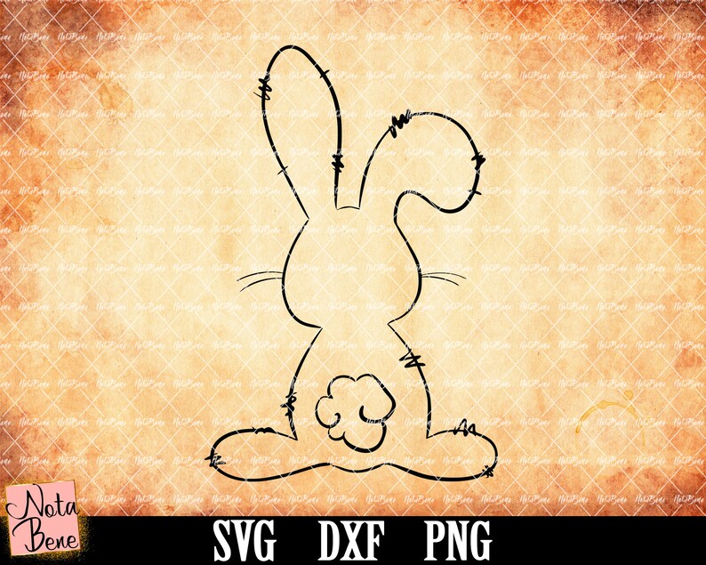 Easter SVG Easter Bunny Silhouette SVG Bunny Svg Cut File - Etsy