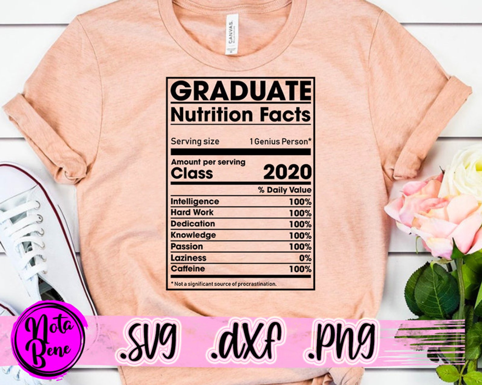 Graduate Nutrition Facts SVG Cut File Gradation Svg Senior | Etsy