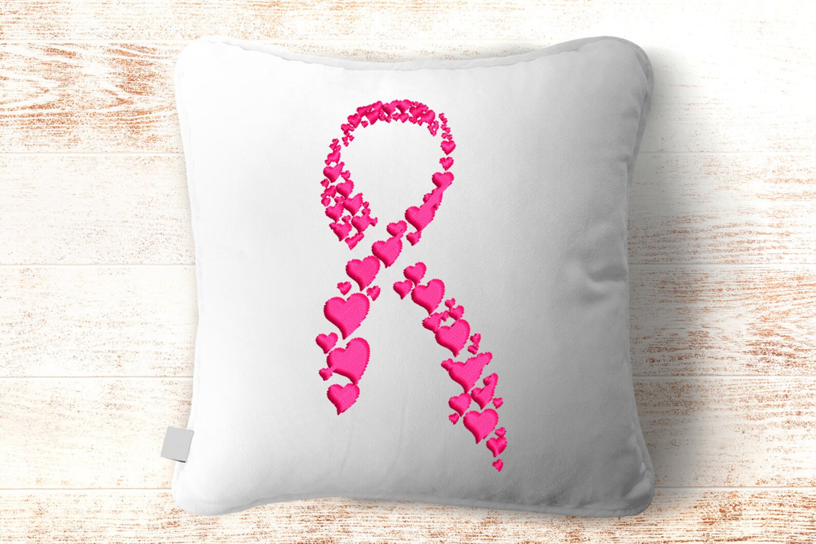 Cancer Ribbon Hearts Embroidery Cancer Survivor Awareness - Etsy