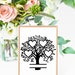 Tree Four Hearts SVG Family Tree Monogram Svg Family Svg - Etsy