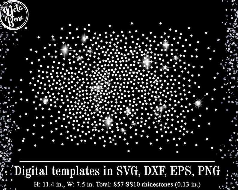 Rhinestone Scatter Pattern Svg Scattered Spray Effect Svg - Etsy