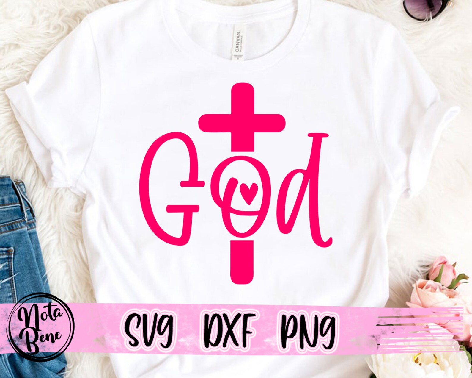 God Cross SVG Cut File Heart God Cross Svg God Svg Jesus Svg | Etsy